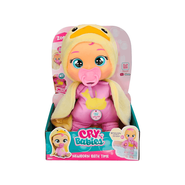 Cry Babies Recién Nacida Hora del Baño Zoe – Toy Planet