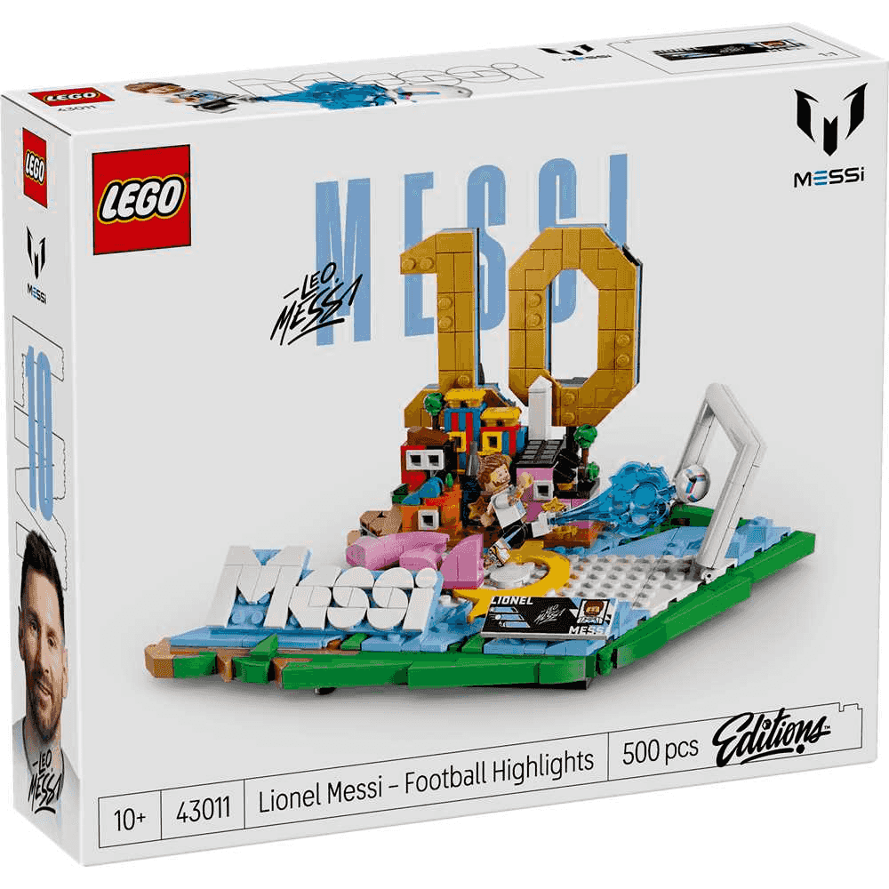 LEGO® Editions Lionel Messi Fenómenos del Fútbol 43011 – Set 500 pieza ...