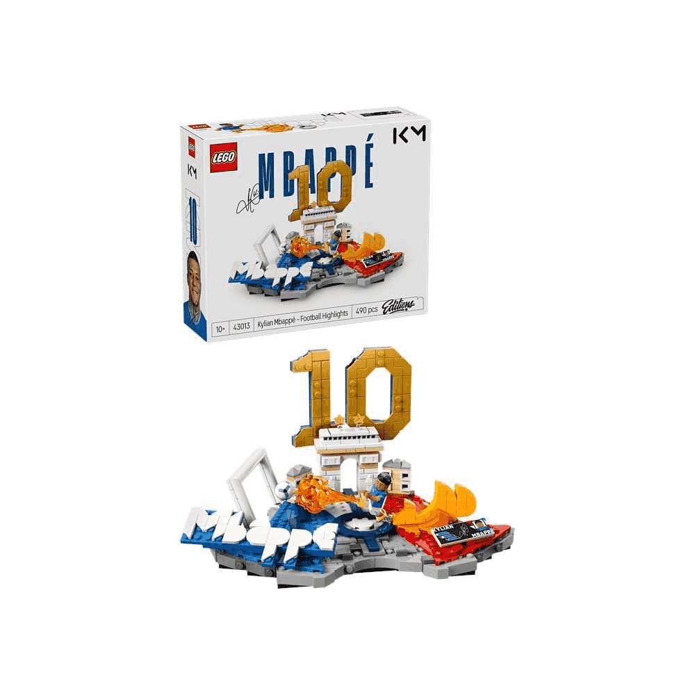 LEGO® Editions Kylian Mbappé Fenómenos del Fútbol 43013 – Set 490 piez ...