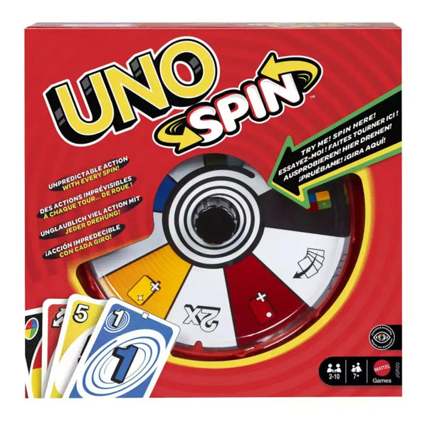 UNO Spin – Juego de cartas con ruleta y nuevas acciones para girar la ...