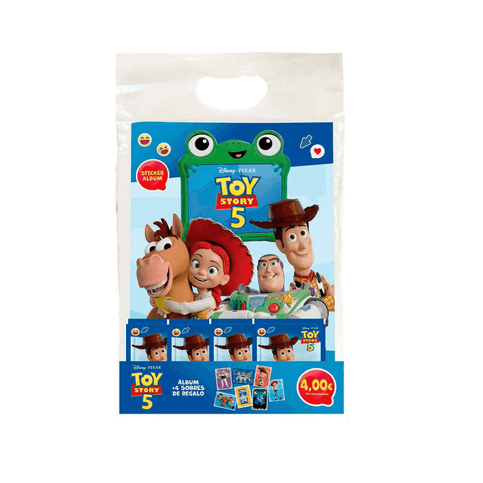 Starter Pack Toy Story 5 – Álbum + 4 Sobres – Panini – Toy Planet