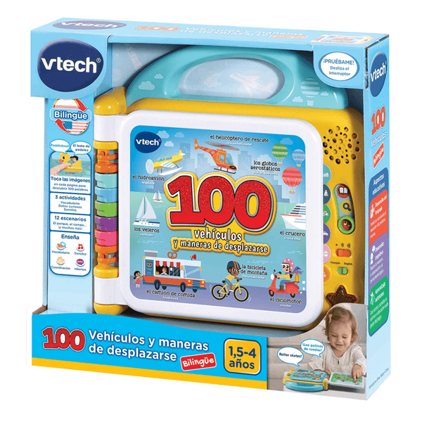 Vtech Mis primeras 100 palabras bilingüe 100 vehículos y maneras de de ...