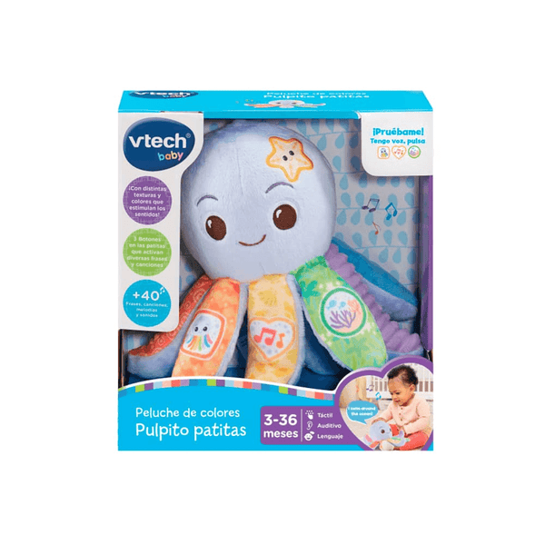 VTech - Peluche de Colores Pulpito Patitas – Toy Planet