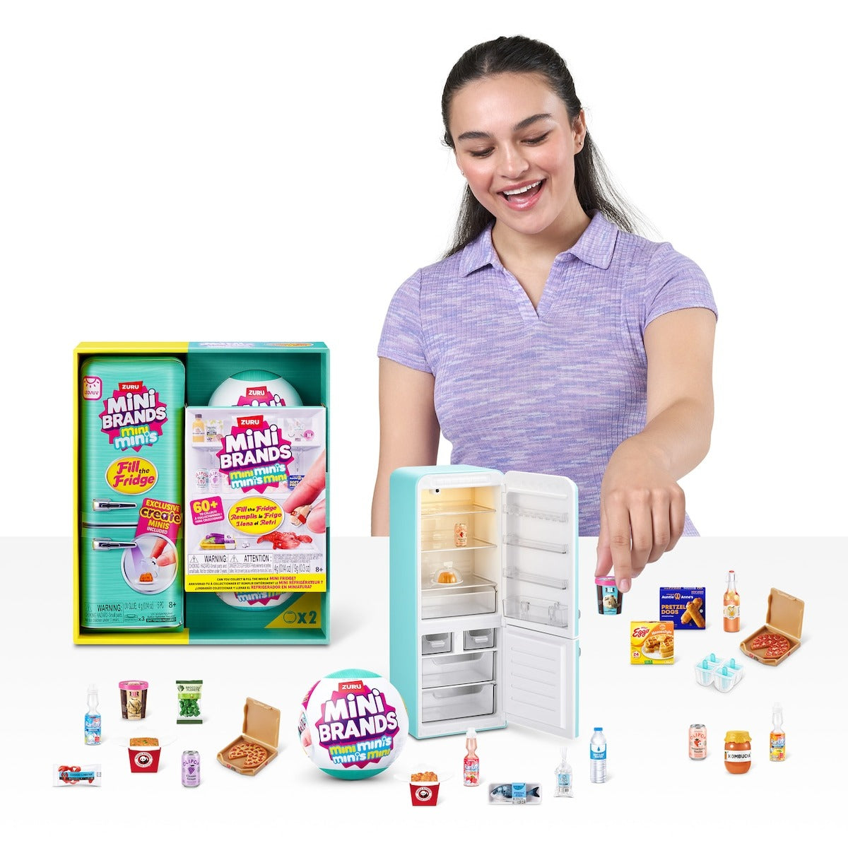Nevera Fill the Fridge Con 2 Bolas - Llena el Refri Mini Brands Minimi ...